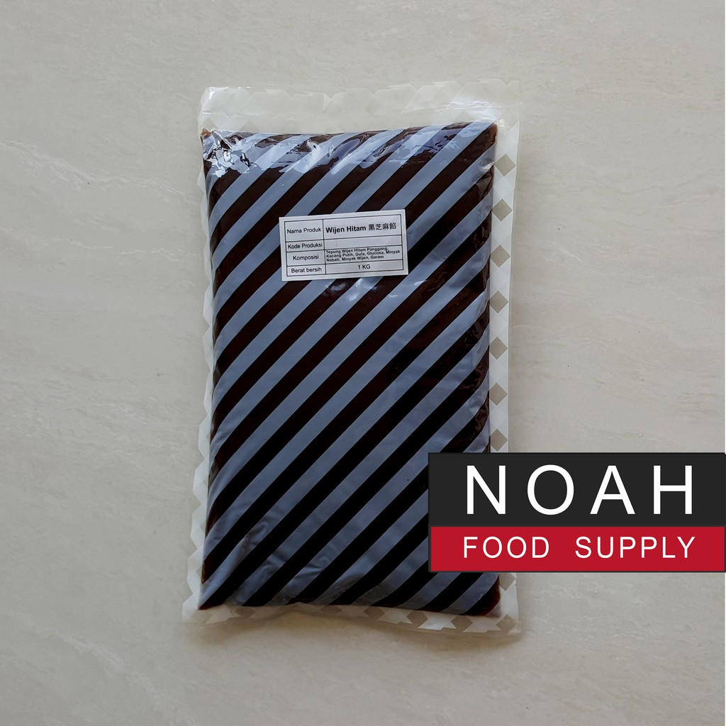 Jual FILLING TAUSA WIJEN HITAM BLACK SESAME PASTE ISIAN MOONCAKE ROTI 1 ...