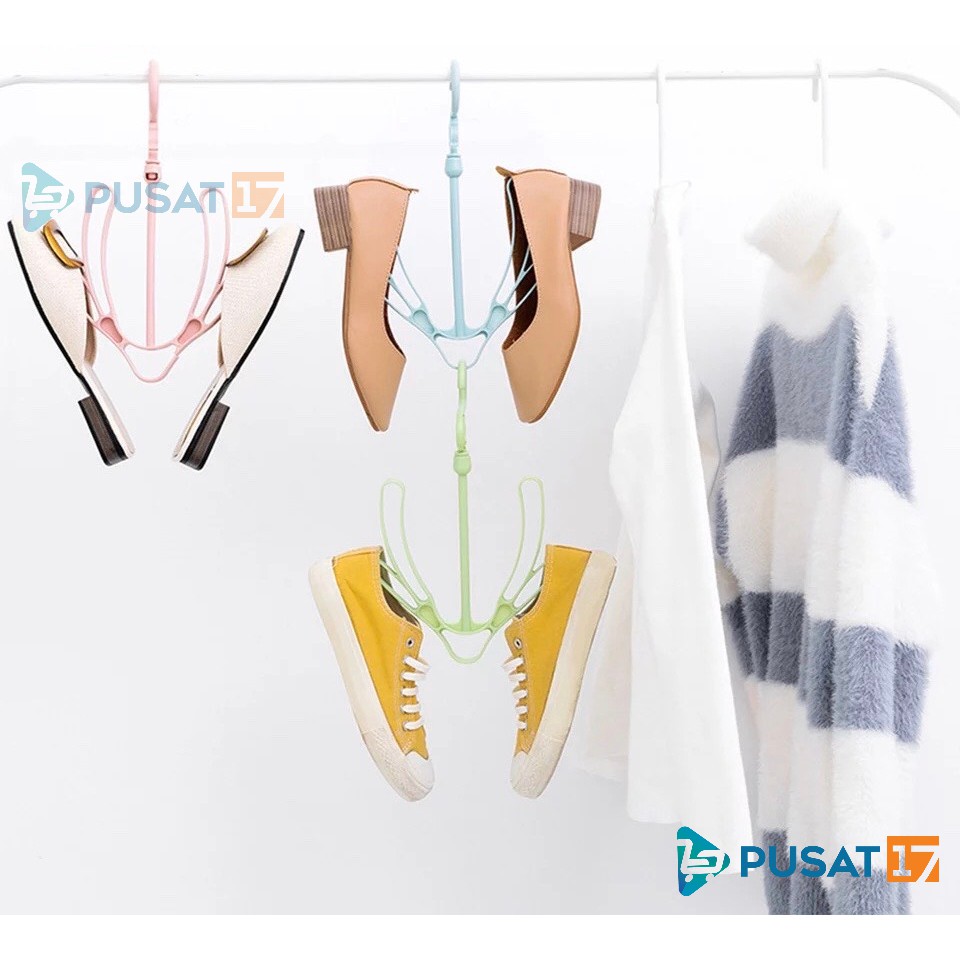 Jual HANGER SEPATU / GANTUNGAN SEPATU SANDAL / HANGER PAKAIAN / SHOE ...