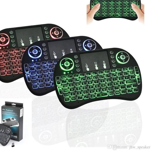Jual Rii Mini i8 Keyboard Wireless Touchpad RC with 3 COLOR Backlight ...