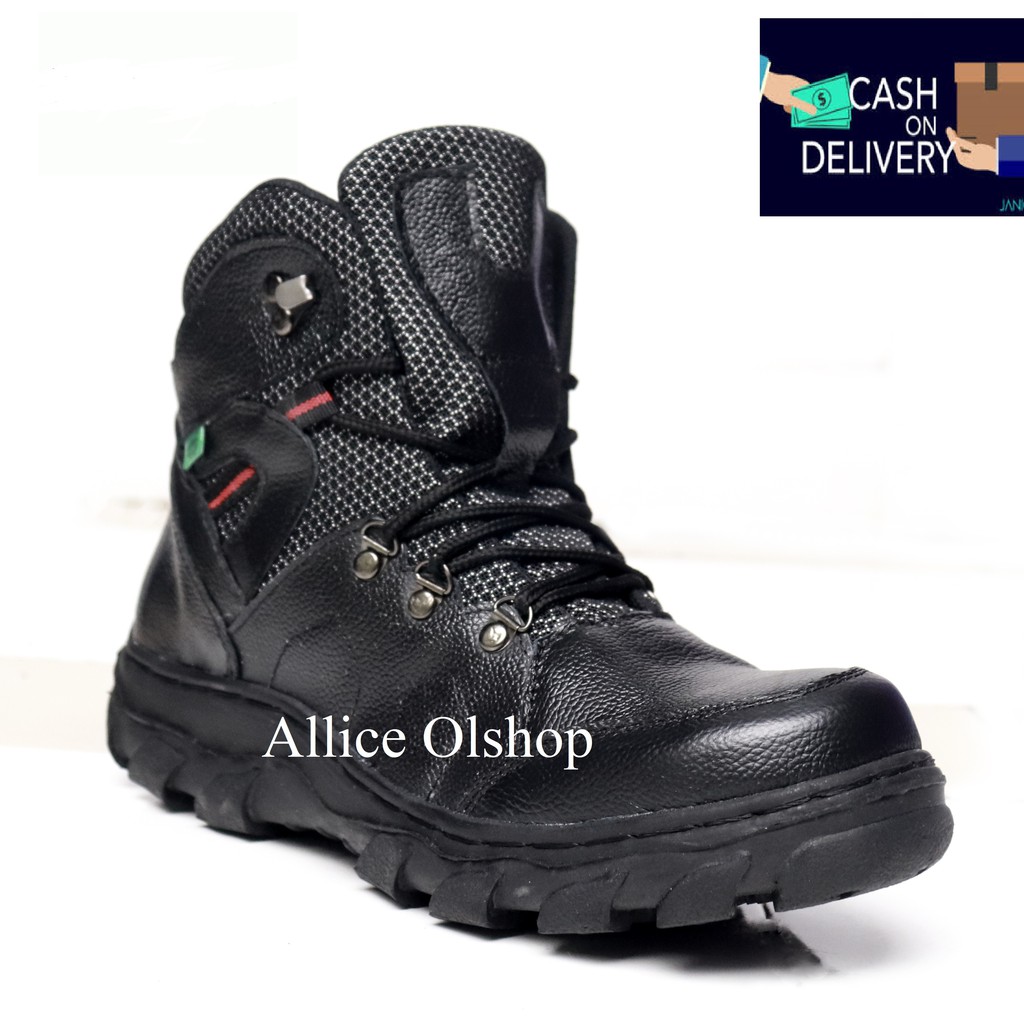 Jual Harga Reseller Sepatu Boots Casual Kulit Ujung Besi Kickers X-Zoom ...