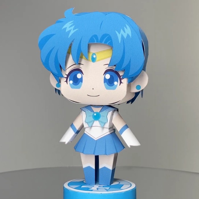 Jual Chibi Ami Mizuno Sailor Mercury Papercraft | Shopee Indonesia