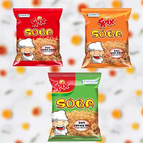Jual snack siantar top Spix Soba Mie ala jepang ecer | Shopee Indonesia