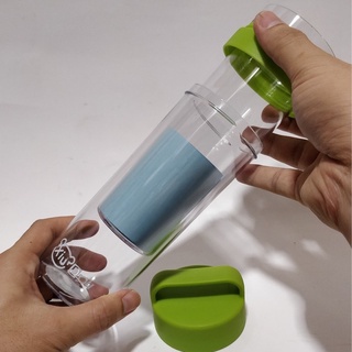 Jual Botol Minum 2in1 370ml - Double Cup Drinking Bottle | Shopee Indonesia