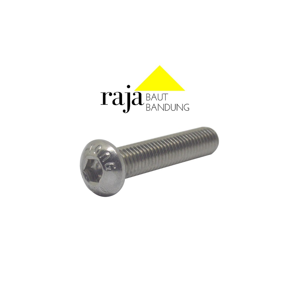 Jual Baut L Button Head M8 8x40 Stainless Steel Button Head Screws | Shopee Indonesia