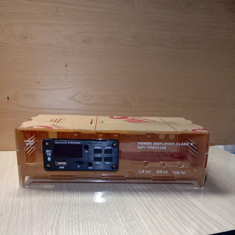 Jual Box amplifier class D (akrilik 5mm) full accesories | Shopee Indonesia