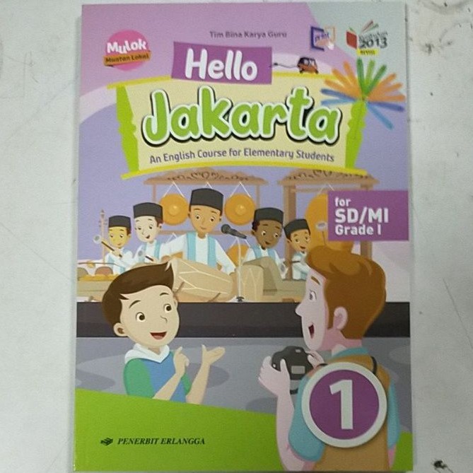 Jual buku bilingual hello Jakarta SD kelas 1 Penerbit Erlangga HELLO ...