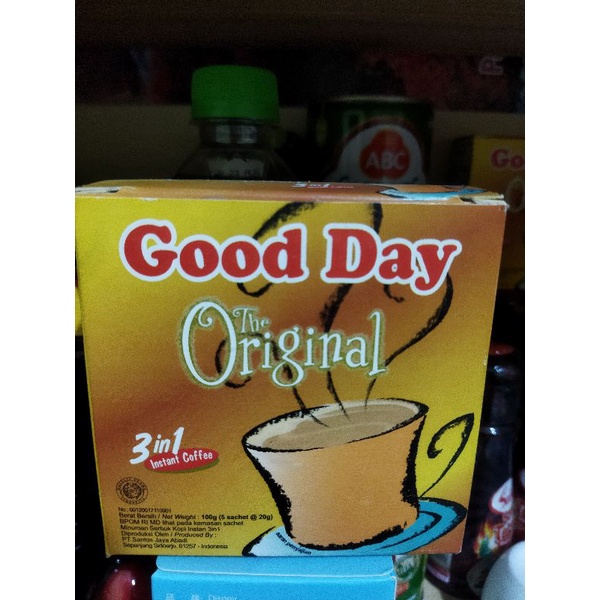 Jual Good day the original kopi 5 x 20gr (100gr) box | Shopee Indonesia
