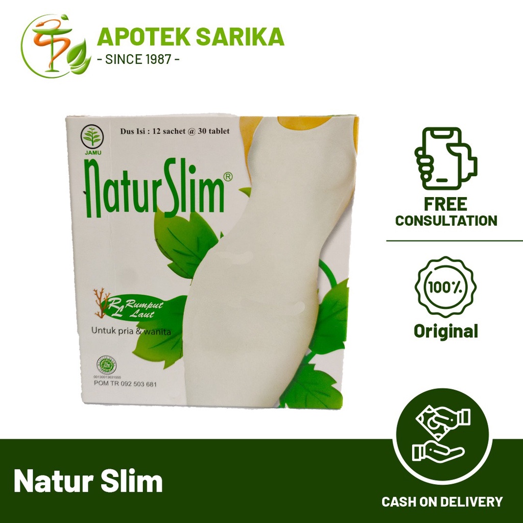 Jual Natur Slim Sachet isi 30 Tablet (Suplemen untuk diet) | Shopee ...