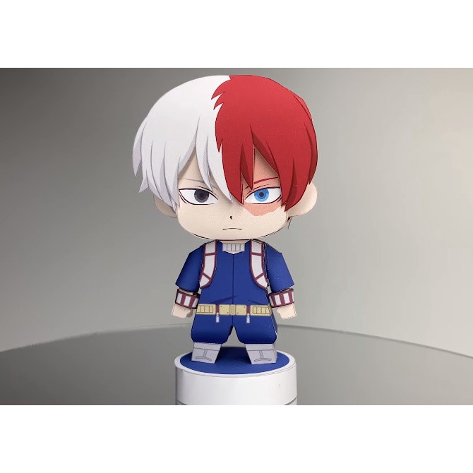 Jual Chibi Shoto Todoroki Boku no Hero Academia Papercraft | Shopee ...