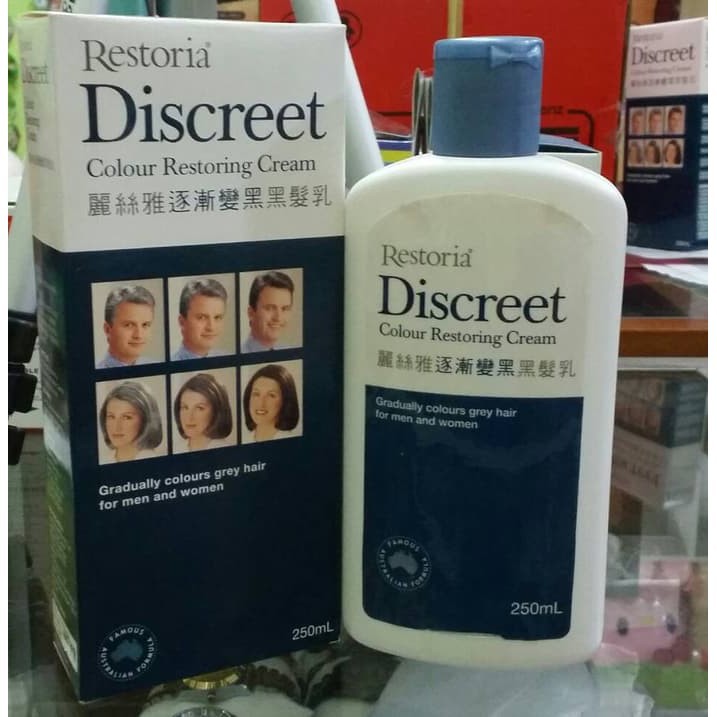 Jual Restoria Discreet Cream Penghitam Rambut | Shopee Indonesia
