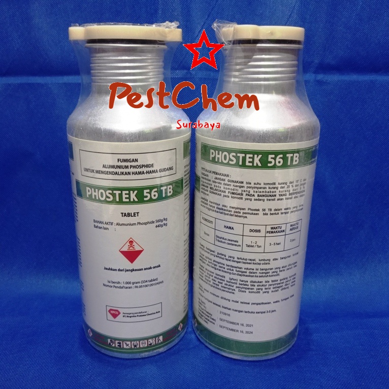 Jual Fumigant Phostek 56 TB 334 Tablet Obat Fumigasi Basmi Hama Gudang ...