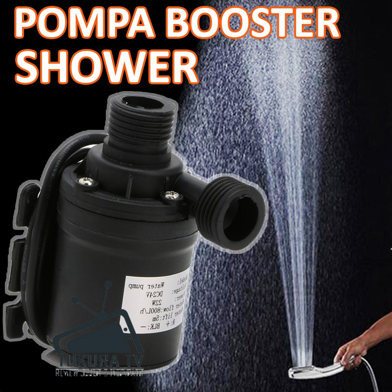 Jual Pompa Pendorong Shower Makin kencang 800L/h 19W | Shopee Indonesia