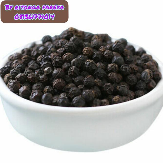 Jual Jual Lada Hitam Utuh Berisi / Grade A / Whole Black Pepper 1Kg ...