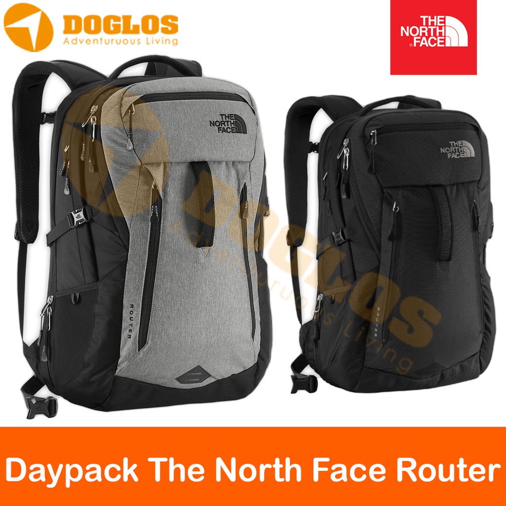 Jual Daypack The North Face Router Tas TNF travel Outdoor Work Ransel ...