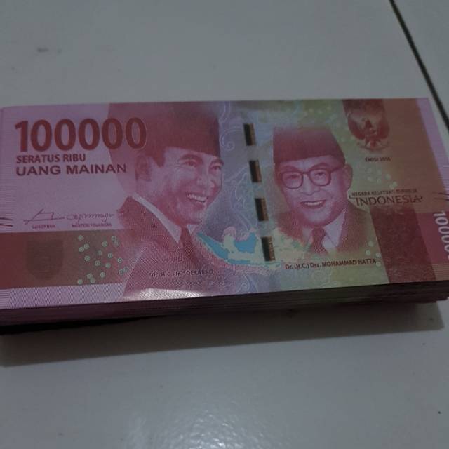 Jual Uang mainan 100 ribu | Shopee Indonesia