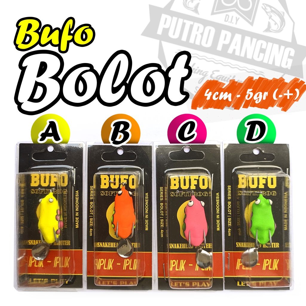 Jual Lure Bolot Soft Frog Softfrog Bufo 4cm 5gr | Shopee Indonesia