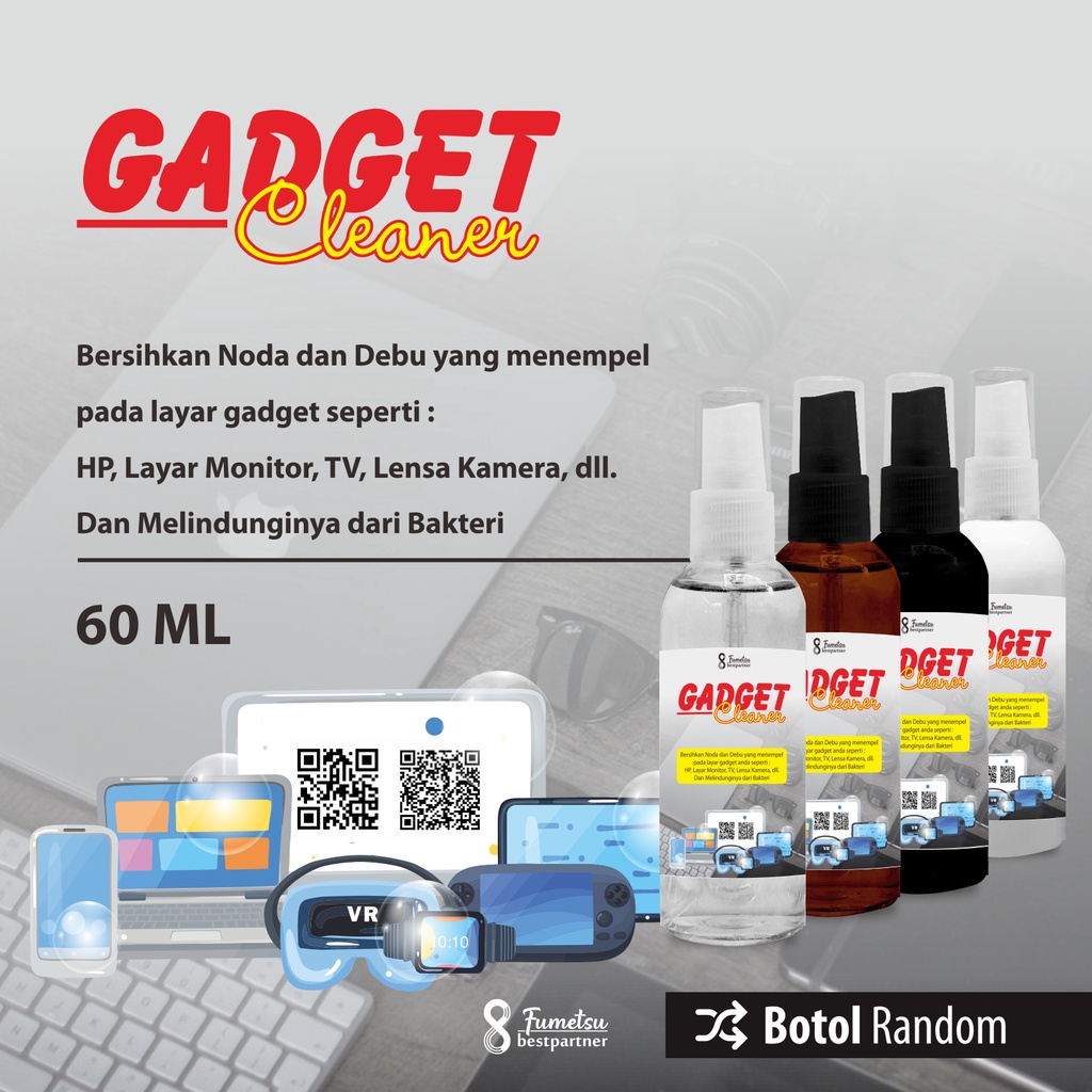 Jual Gadget Cleaner - Pembersih Antibakteri Layar Hp, Layar Monitor, Tv ...