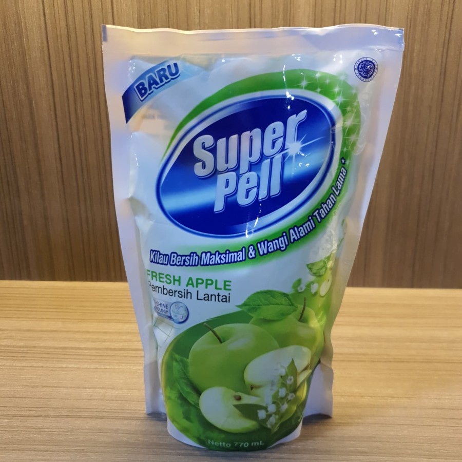 Jual Super Pell Pembersih Lantai Fresh Apple Acti Shine Technology 770 ...