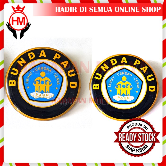 Jual Lencana Logo Bunda PAUD Murah - Bros Atribut Anggota Bunda PAUD ...