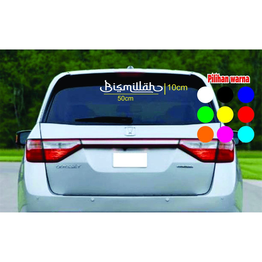 Jual STICKER KACA MOBIL BISMILLAH | Shopee Indonesia