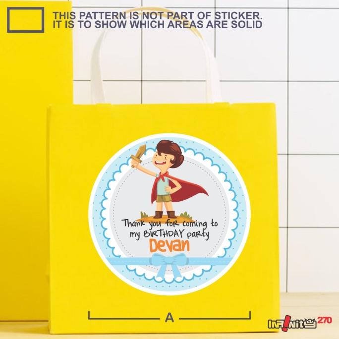 Jual sticker ulang tahun label hampers anak custom pesta hadiah BGLSK ...