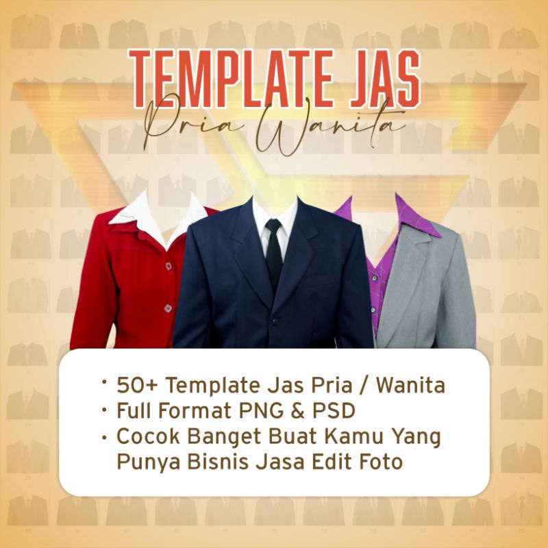 Jual Template Jas Pria Wanita Format PNG PSD | Shopee Indonesia