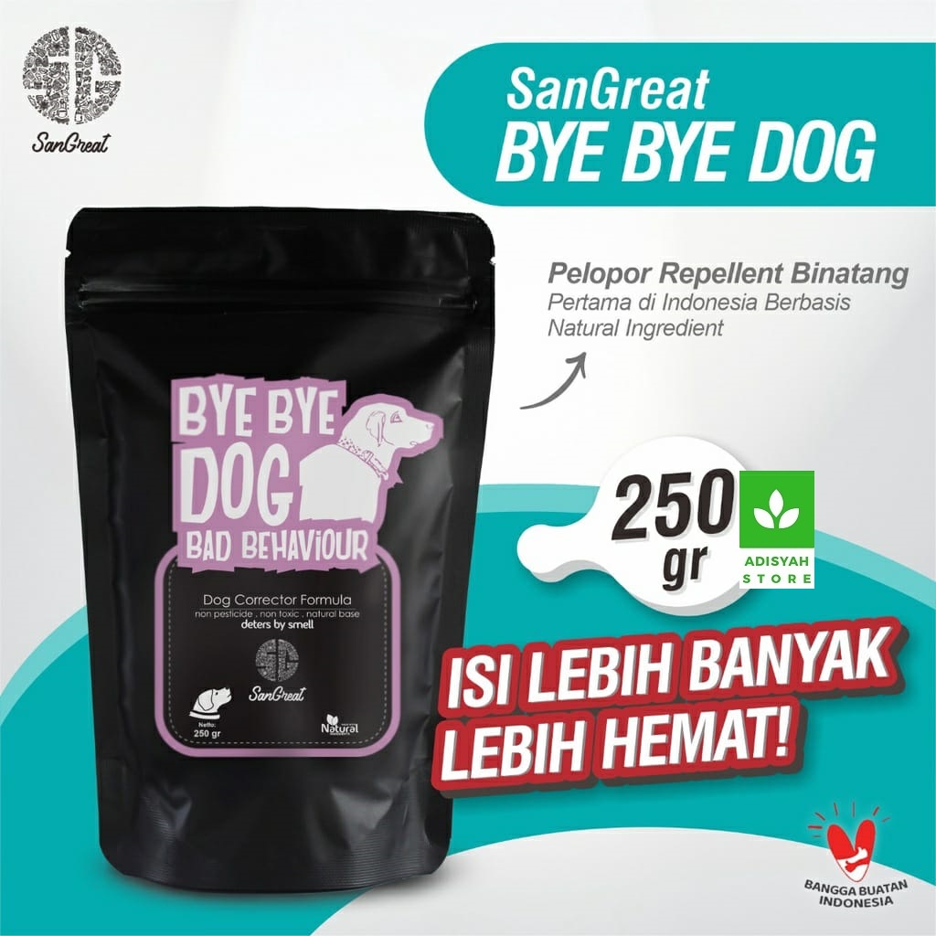 Jual Produk Alami Untuk Melatih Anjing Bye Bye Dog Bad Behavior Gel 250 ...