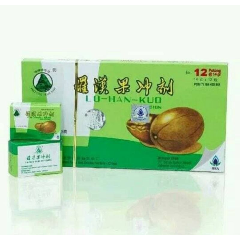 Jual Asli lo han kuo infusion Obat tradisional Cina Herbal radang ...
