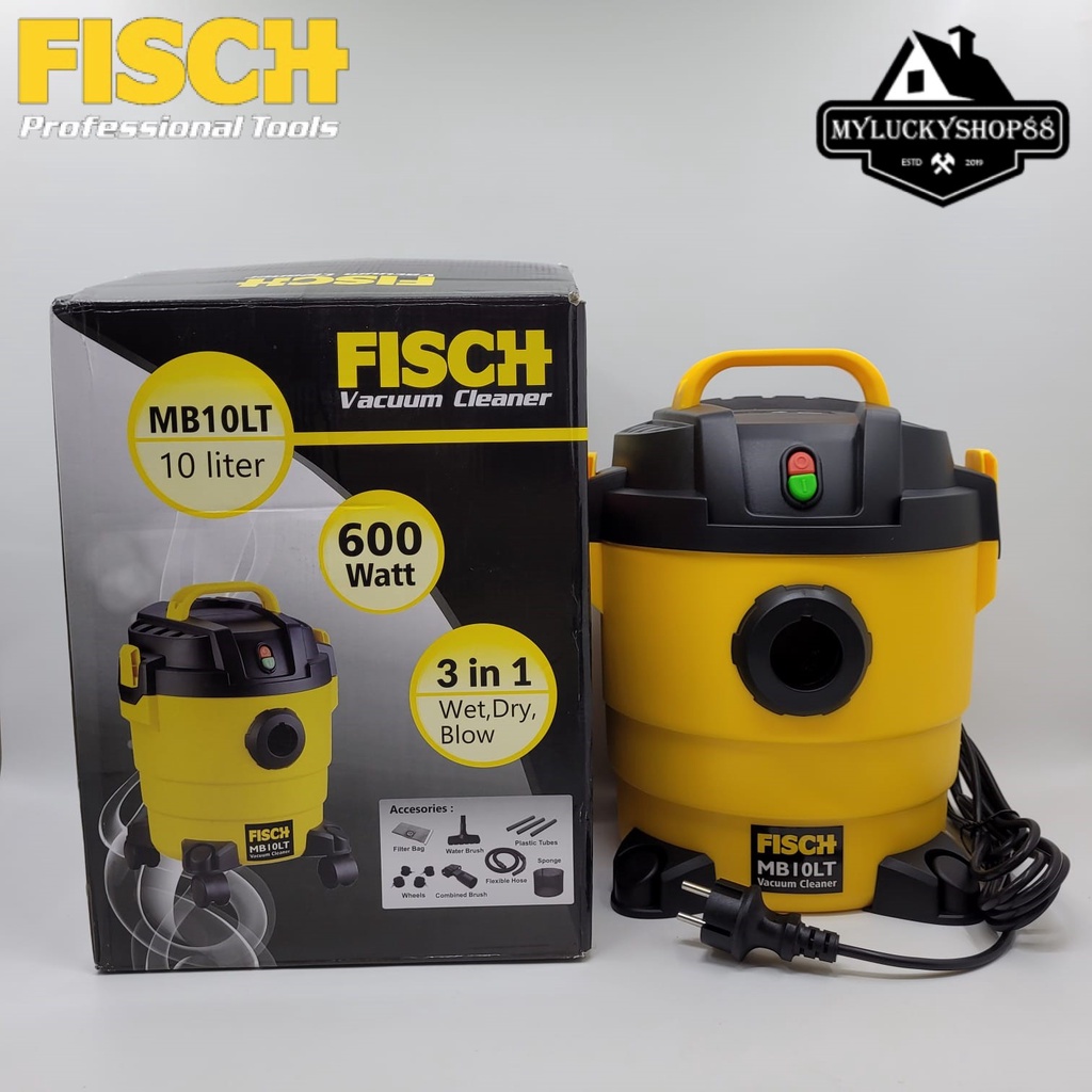 Jual Fisch MB10LT 3 in 1 Vacuum Cleaner Wet Dry Blow Sedot Debu MB 10 ...