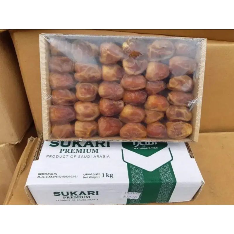 Jual Kurma Sukari Amira Box 1 Kg || Kurma Sukari Amira 1 Kg Box Premium ...