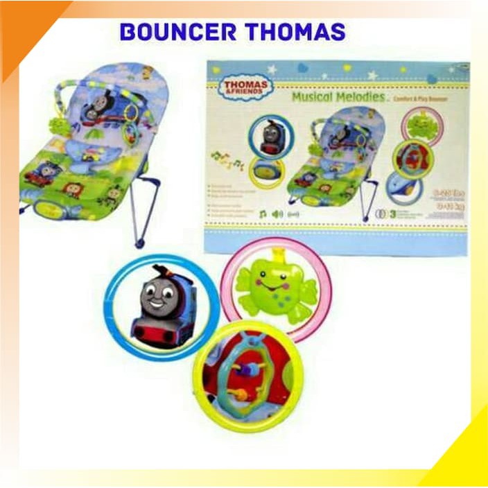 Jual Bouncer Baby Thomas Musical Melodies - Bouncer Bayi Musik Getar ...