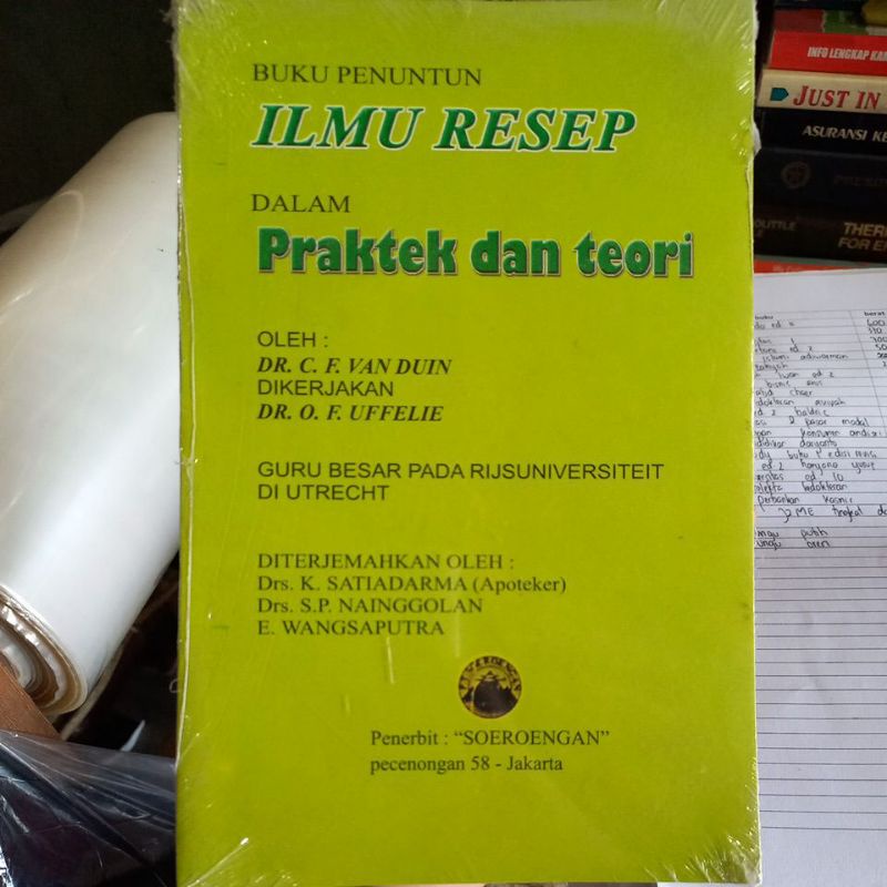 Jual buku penuntun ilmu resep dalam praktek dan teori caver hijau | Shopee Indonesia