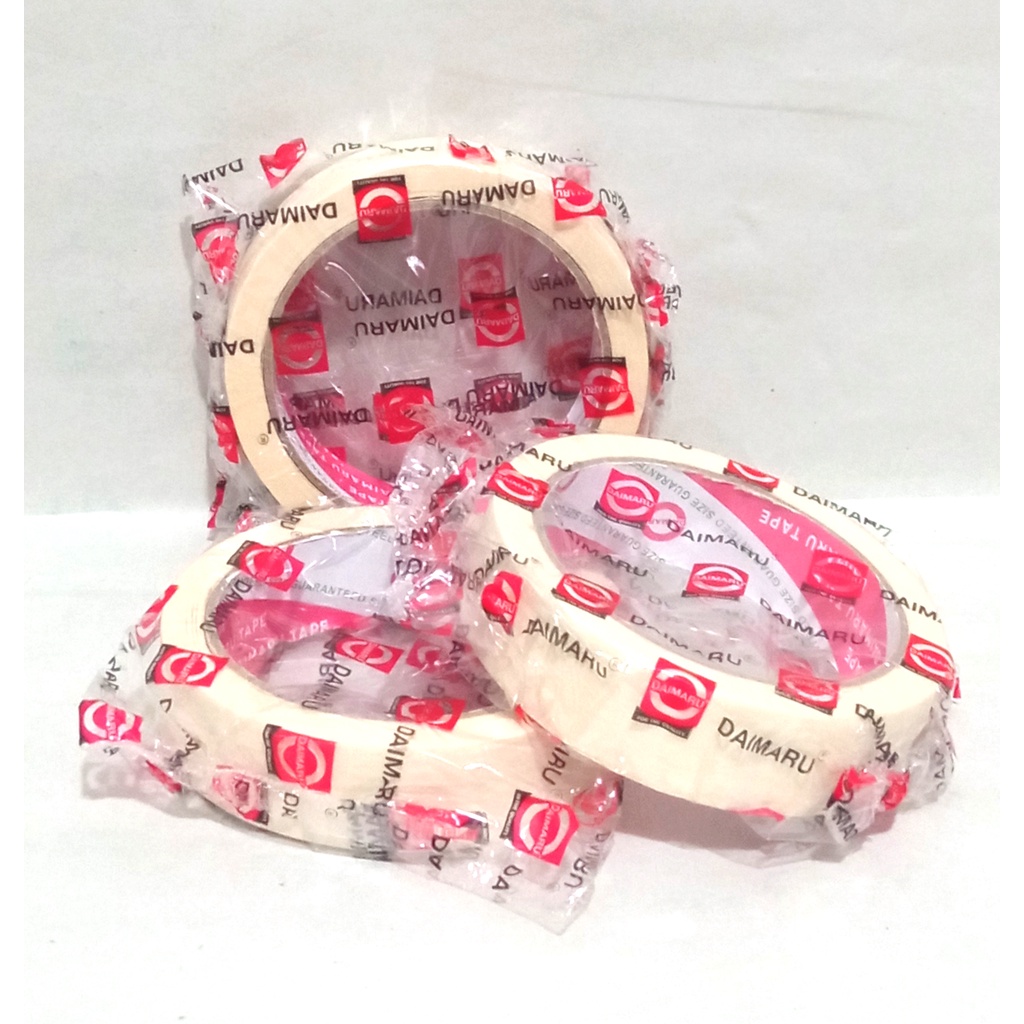 Jual DAIMARU Masking Tape - Lakban Kertas 1 inch - 24 mm x 21 meter ...
