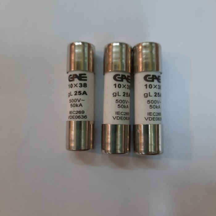 Jual FUSE KERAMIK GAE 10 X 38MM 500VAC 50KA | Shopee Indonesia