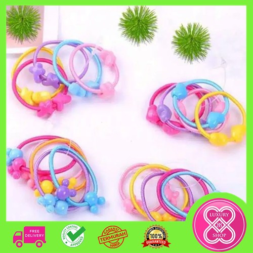 Jual Karet Rambut Mini Anak BATITA Baby / Karet Rambut Kecil Motif Lucu ...