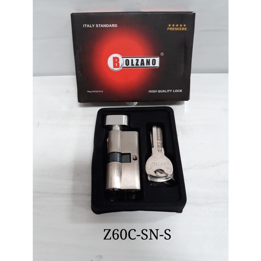 Jual KNOP CYLINDER BOLZANO Z60C-SN-S // KUNCI PINTU RUMAH 60MM | Shopee ...