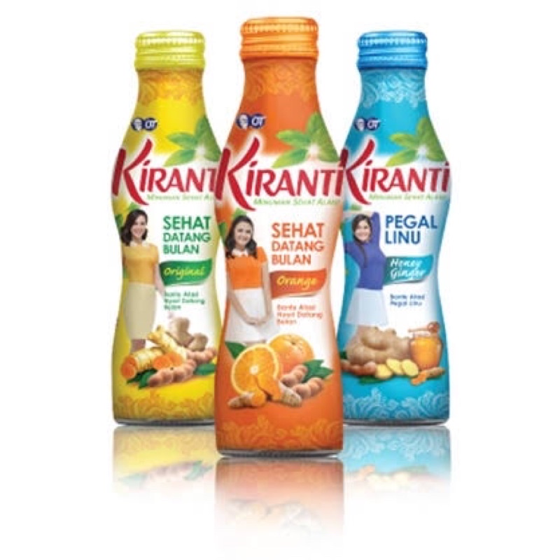 Jual KIRANTI SEHAT DATANG BULAN 150ml orange, honey ginger, original ...