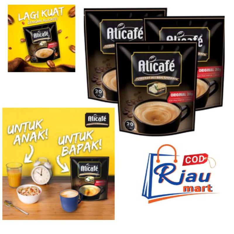 Jual Alicafe Original Tongkat Ali Dan Ginseng 600g | Shopee Indonesia