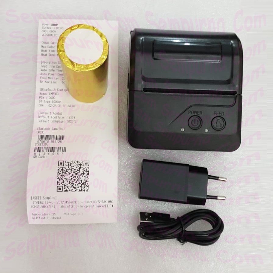 Jual Mobile Printer Portable Printer Bluetooth Printer Android thermal ...