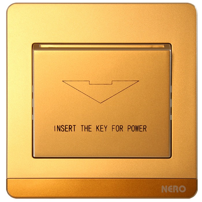 Jual Nero Saklar Kartu Hotel Decora Q7-G Q7CAH-G - Gold (RFID) | Shopee ...