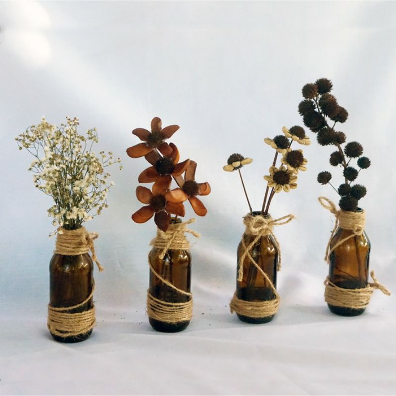 Jual BUNGA KERING DAN VAS | DRIED FLOWER BUNGA KERING AESTHETIC ...