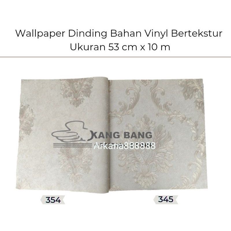 Jual Wallpaper dinding vinyl bertekstur premium isi 10meter x 53cm ...