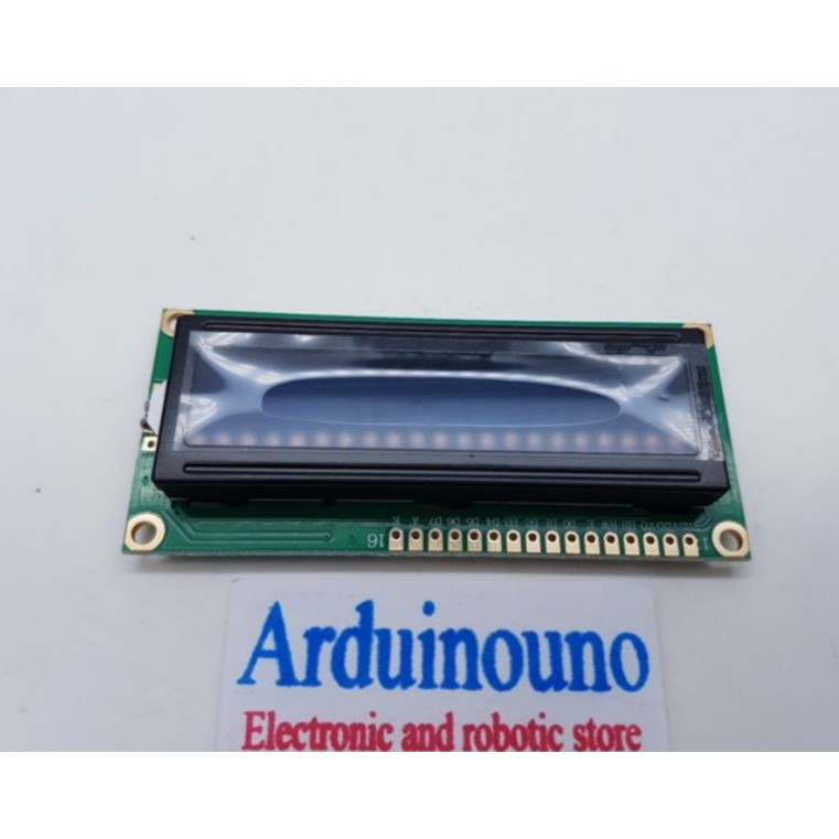 Jual LCD karakter character 16 x 2 blue color backlight 16x2 BIRU 1602 ...