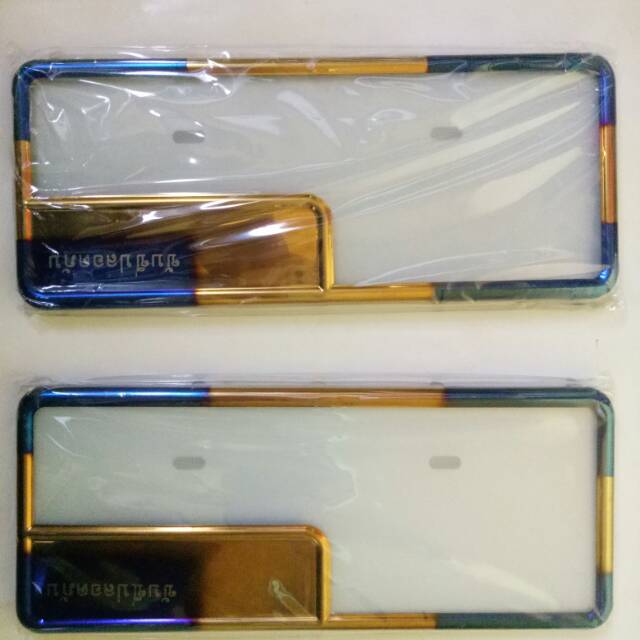 Jual Bingkai plat nomor motor sepaket depan belakang | Shopee Indonesia