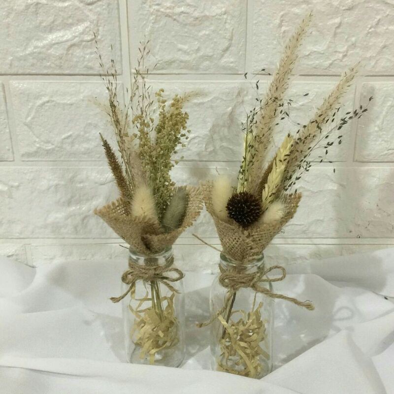 Jual Mini bucket/bunga rustic+vas scandanavian | Shopee Indonesia