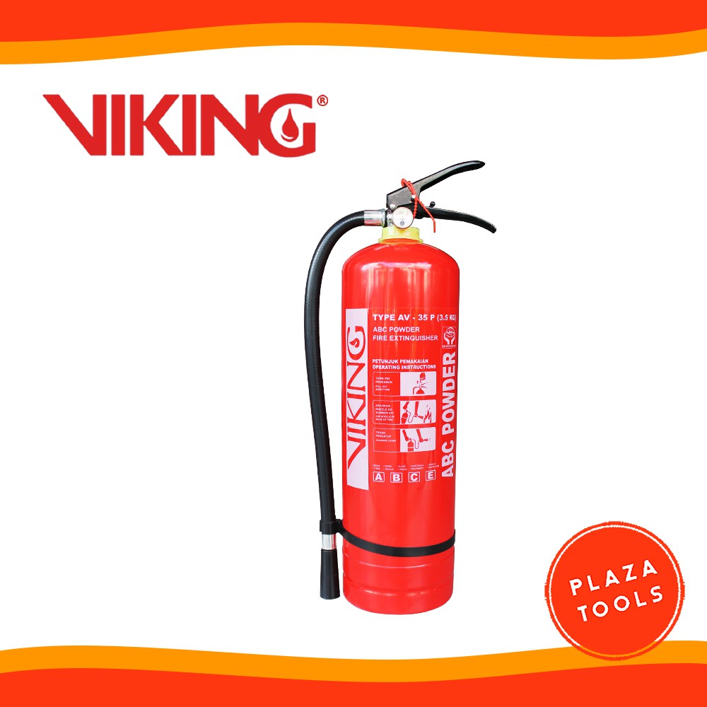 Jual Racun Api APAR Pemadam Api 3,5Kg Chemical Powder ABC VIKING AV-35P ...