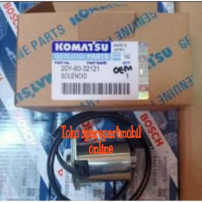 Jual SOLENOID VALVE KOMATSU PC200-8 20Y-60-32121 | Shopee Indonesia