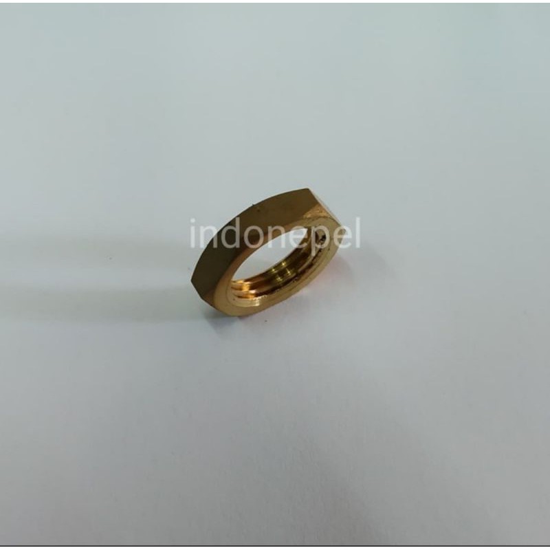 Jual mur tipis 1/8 pengencang tebal kuningan brass baut | Shopee Indonesia