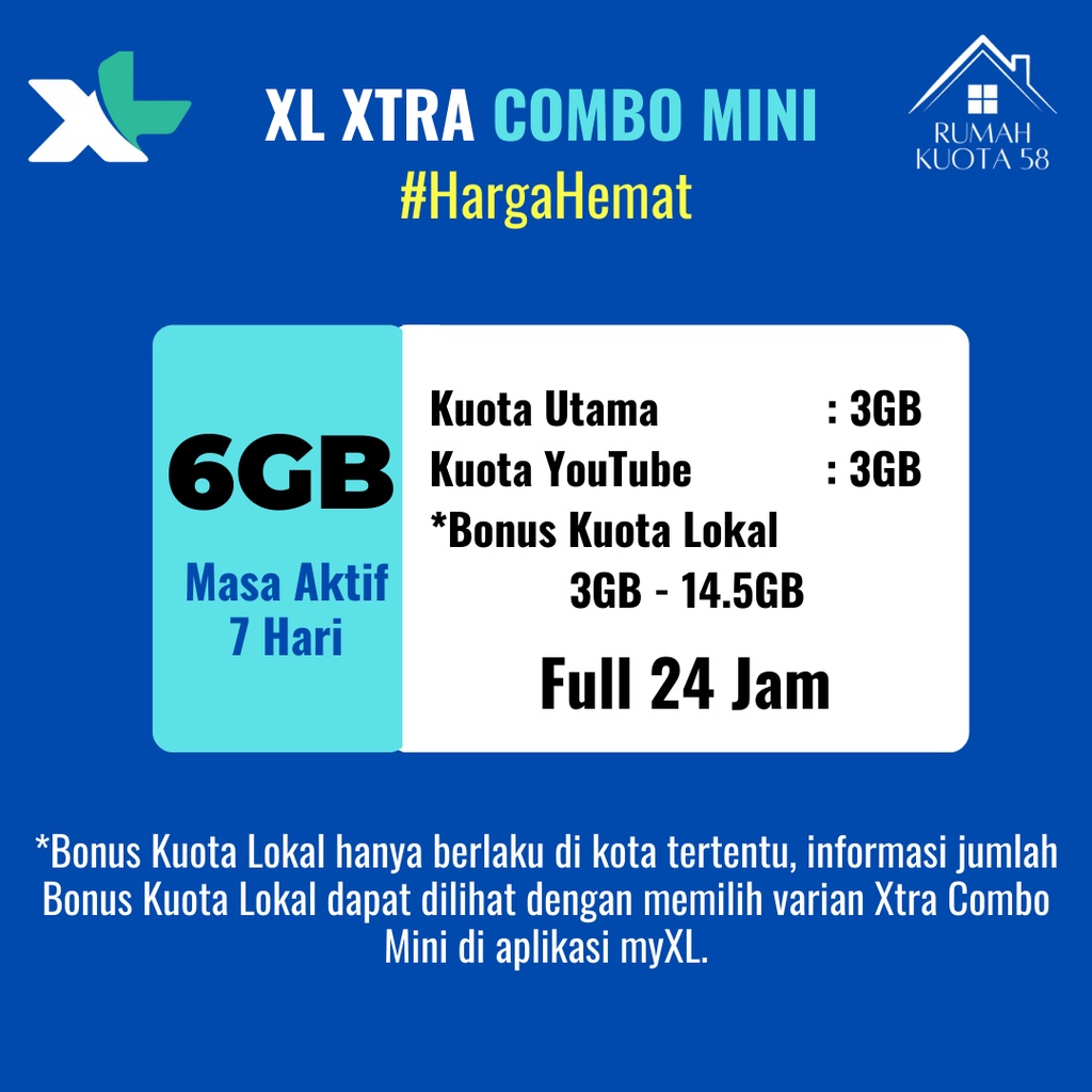 Jual PAKET DATA XL XTRA COMBO FLEX PROMO | Shopee Indonesia