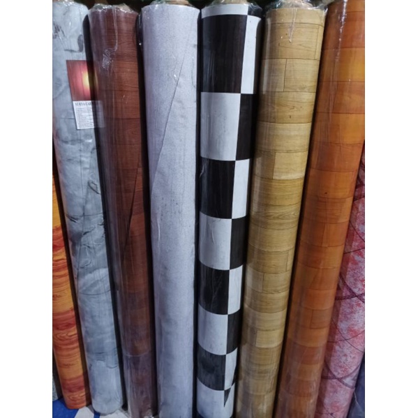 Jual Karpet Lantai Karpet Plastik Tikar Lantai Motif Vinyl Glossy Lebar ...